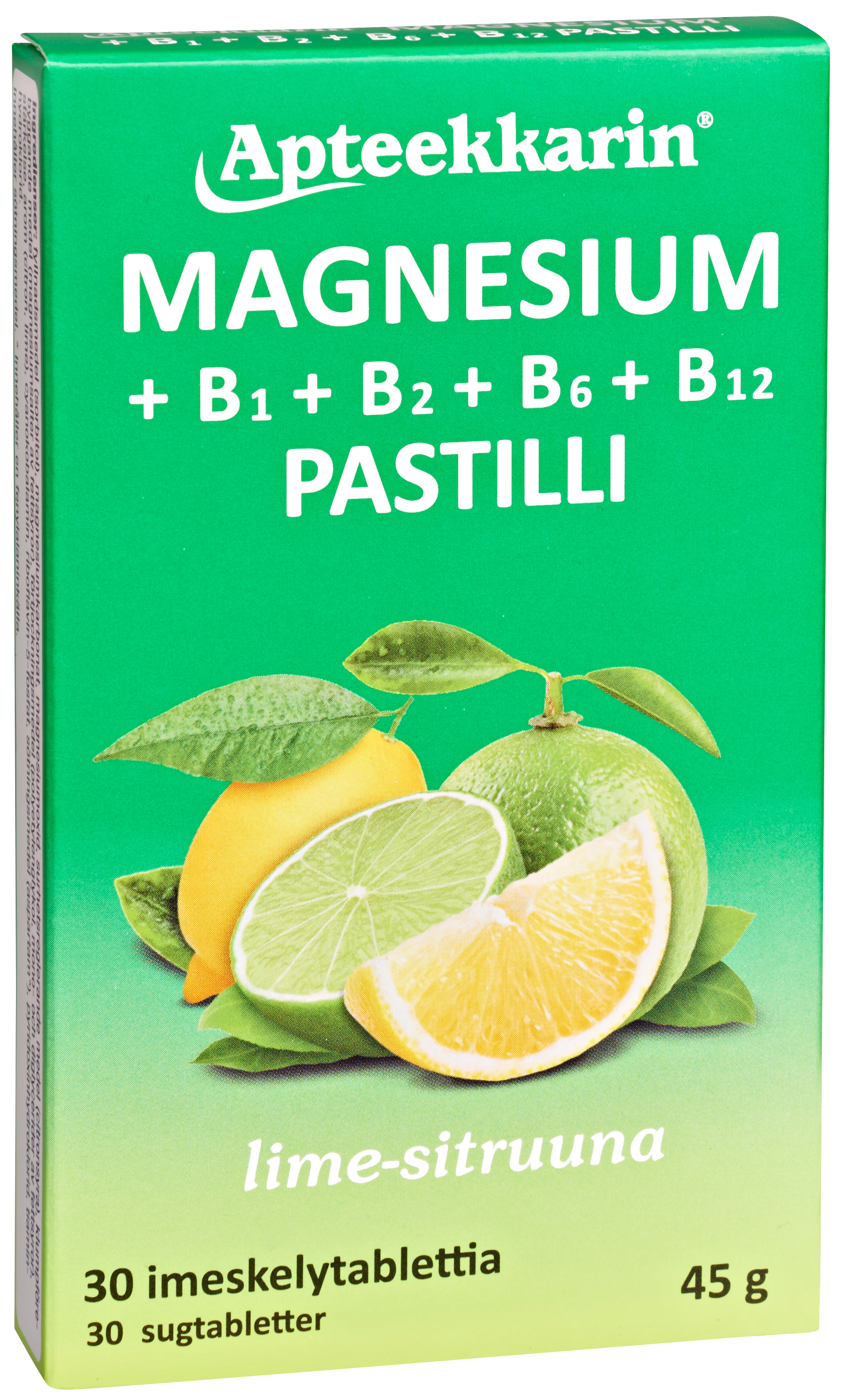 Apteekkarin Magnesium+B pastilli - Apteekkarin
